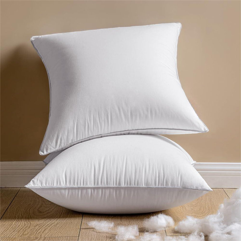 26X26 Pack Of 2 Pillow Inserts With 100 Cotton Cover Decorative Throw Pillow Inserts Fluffy And Cozy For Bed Couch Indoor